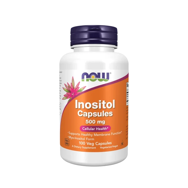NOW INOSITOL 500MG *100 VEG CAPSULES - Floral Organics